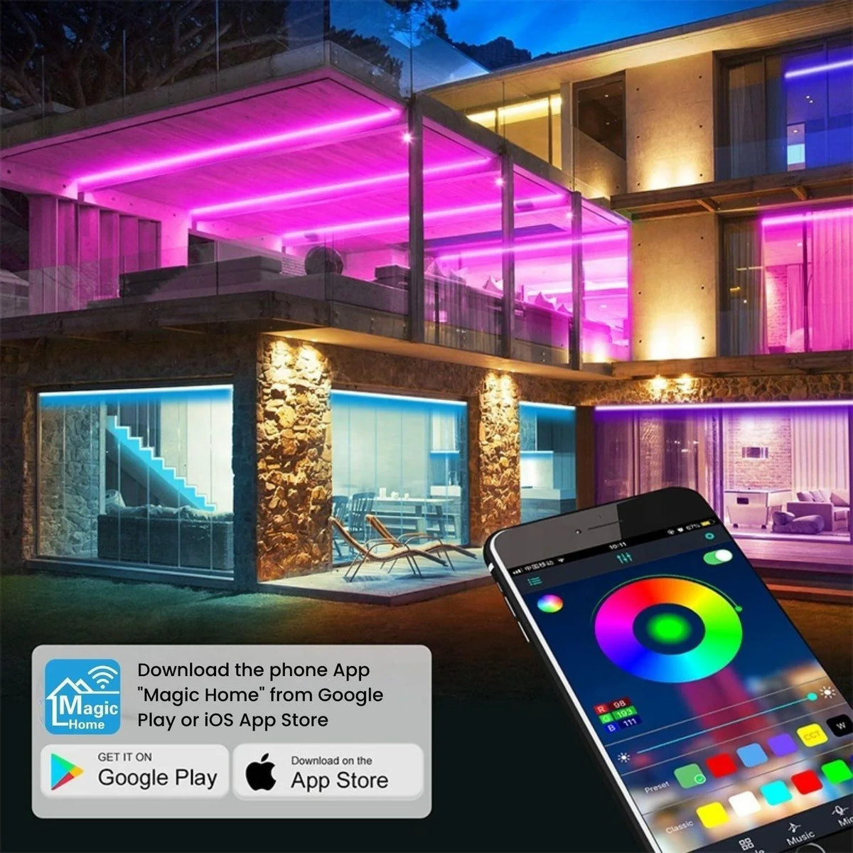 Alexa LED Strip Lights - Voice Control Smart Lighting UK – UK LED Lights