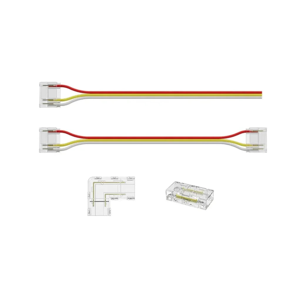 8mm 3-Pin Connectors Kit for RGB IC SPI COB LED Strip Light IP20 – UK ...