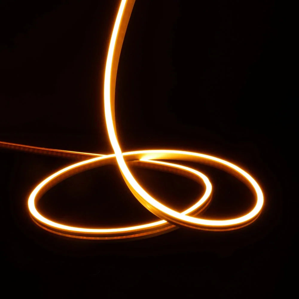 Mini Orange LED Neon Flex 24V 6x12mm 120LED/m IP65 Waterproof – UK LED ...