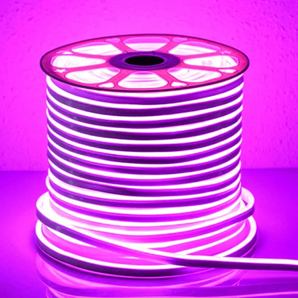 Pink Neon Flex 220V 240V 8x16mm 120LEDs/m IP65 - ATOM LED – UK LED Lights