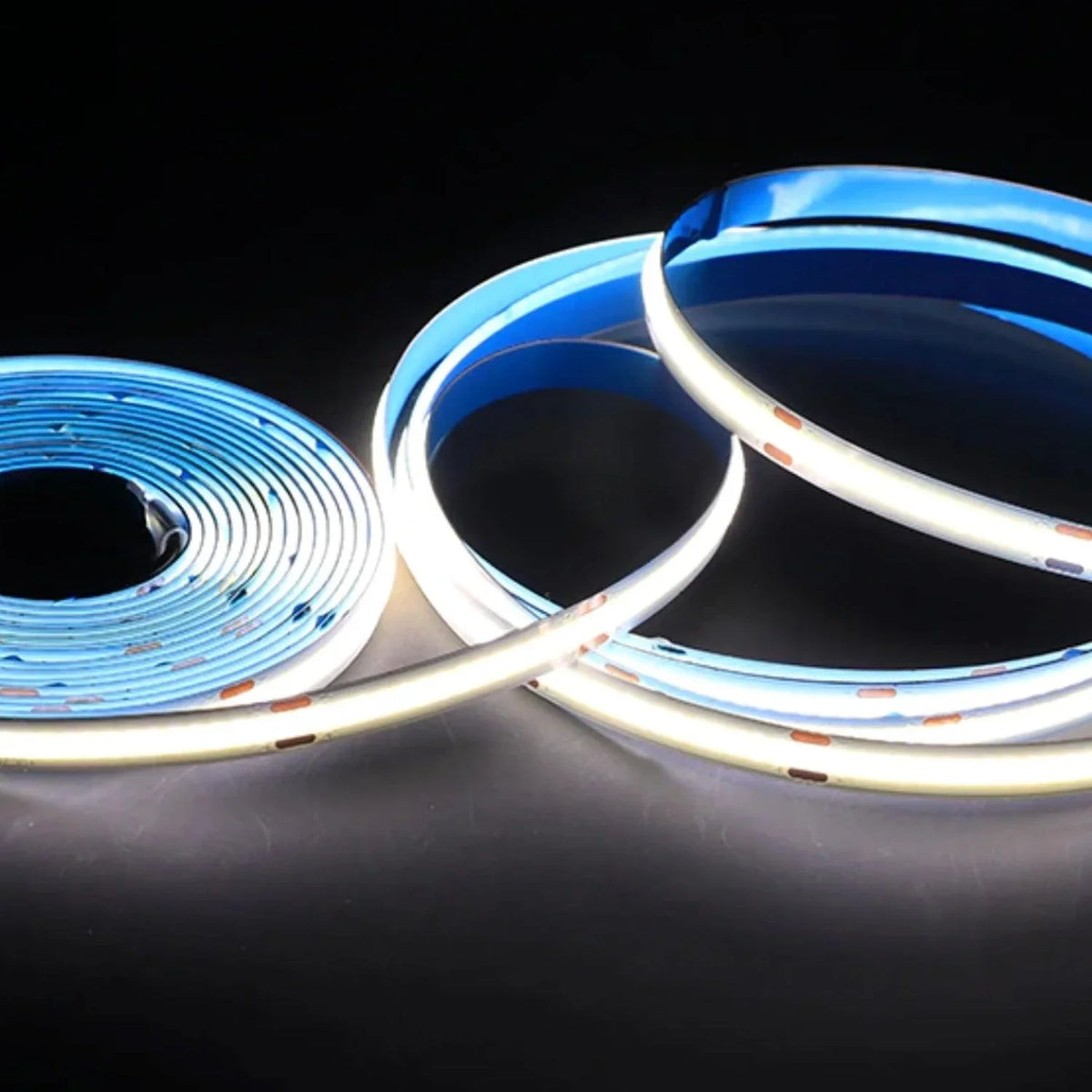 COB LED Strip Light Cool White 6000K 24V 352 LEDs/m IP20 Waterproof ...