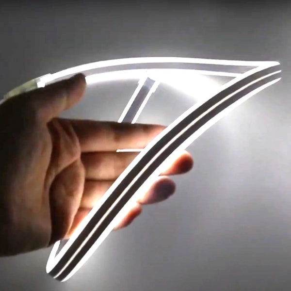Cool White Neon Flex Double Side 220V 240V 120LED/m 8x16mm IP67 Waterp ...