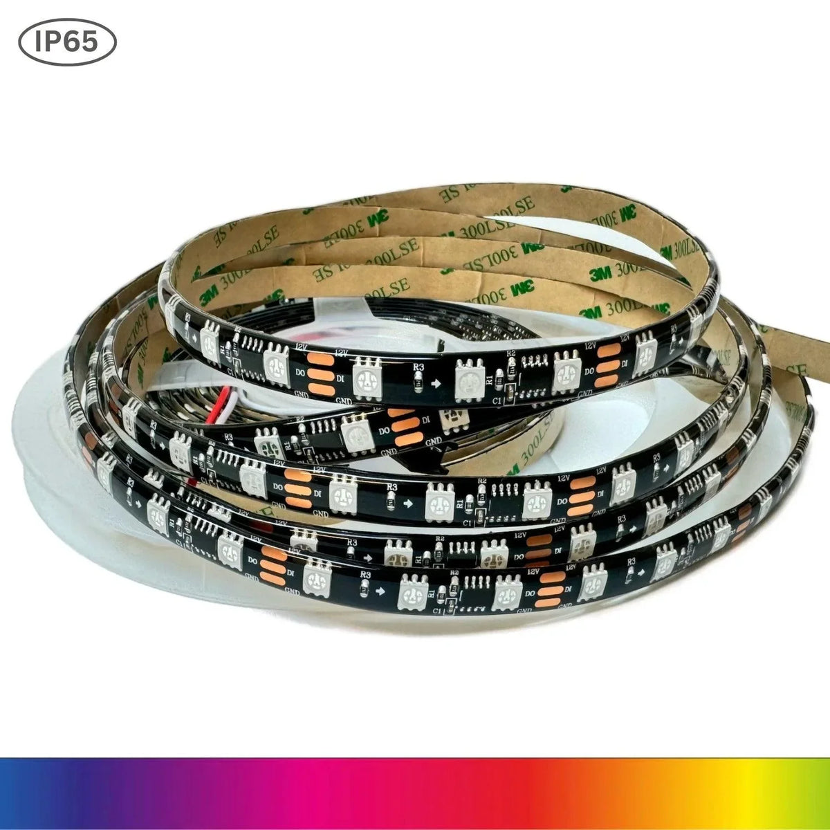 Digital Pixel RGB LED Strip 12V WS2811 Addressable 5050 60LED/m 5 Metre ...