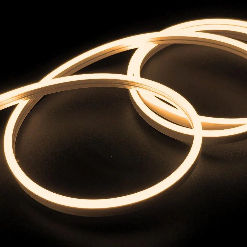 Mini Warm White Neon Flex DC 12V 6x12mm 120LED/m IP65 1cm Cut – UK LED ...