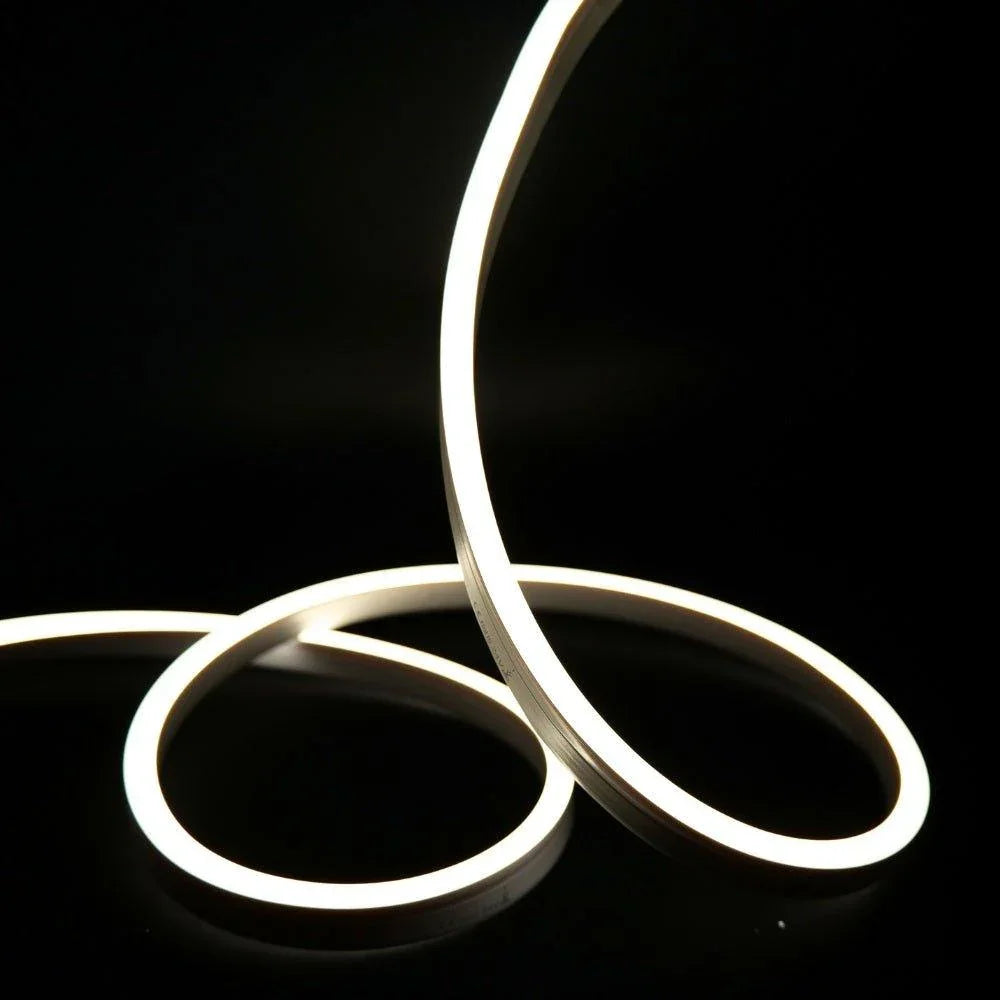 Natural White LED Neon Flex 4000K 24V 10x20mm IP68 Waterproof 12.5cm C ...
