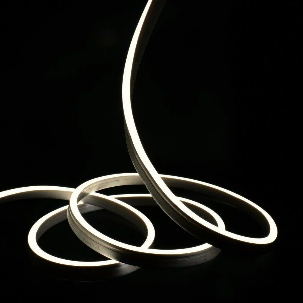 Natural White Neon Flex 4000K 24V 10x20mm IP67 20m – UK LED Lights