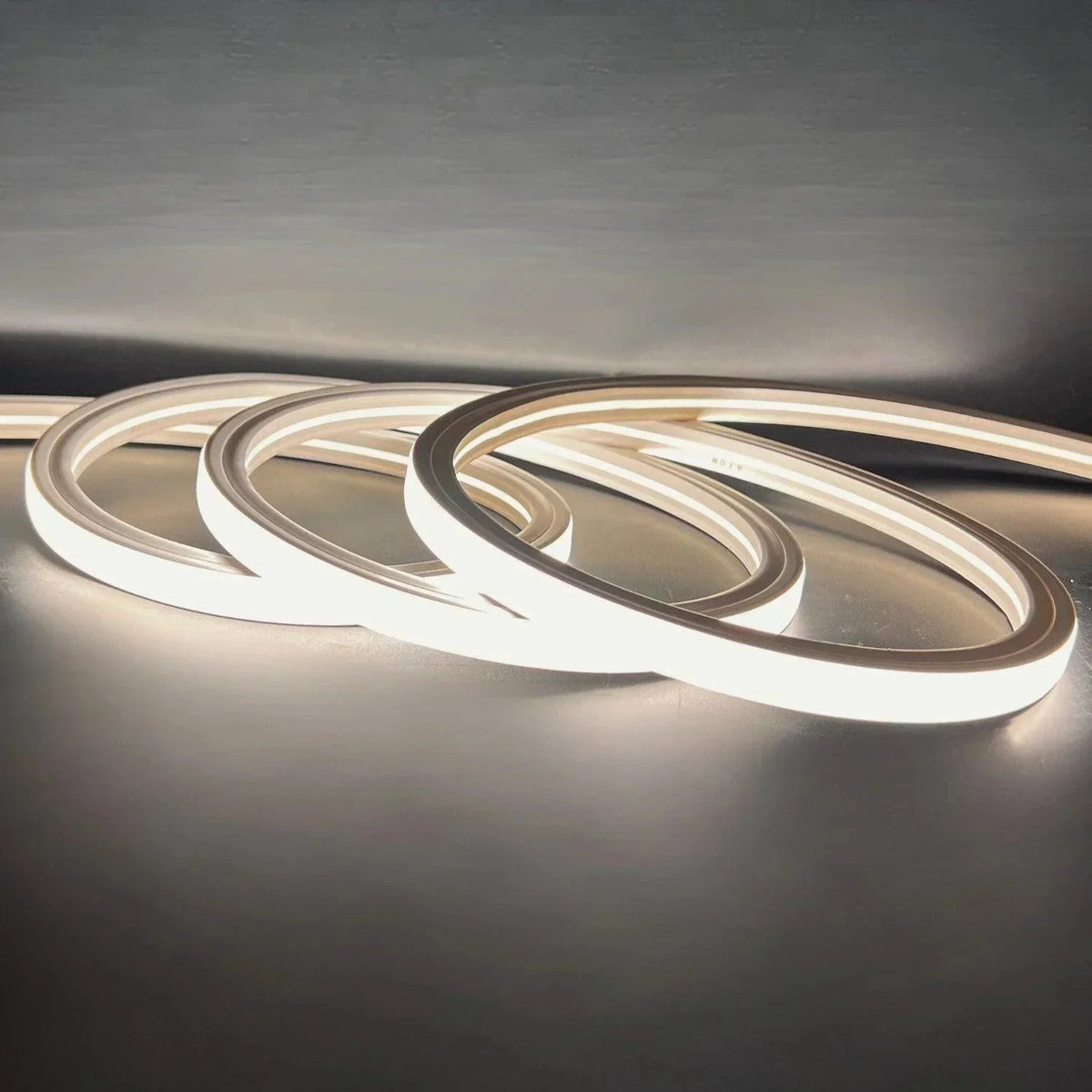 Natural White Neon Flex 4000K 16x16mm 220V 240V Top Bend IP65 10cm Cut ...