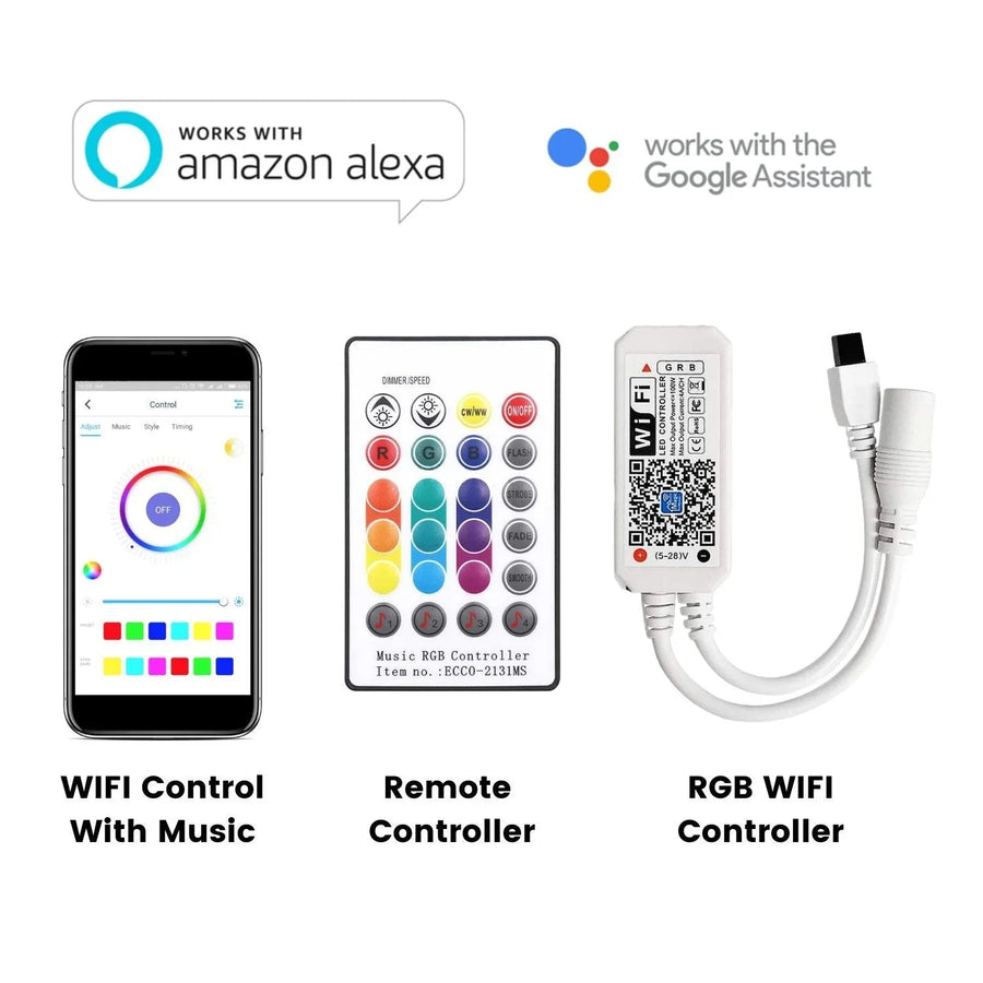 Smart LED Strip Lights - Voice Control & App Connected UK – UK LED Lights