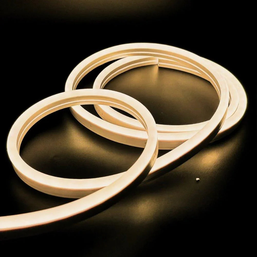 Warm White Neon Flex 3000K 14x25mm 120LED 220V 240V IP65 Waterproof ...